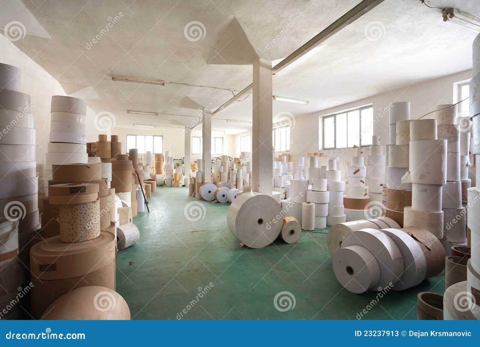 Factory warehouse stock image. Image of packaging, materials - 23237913