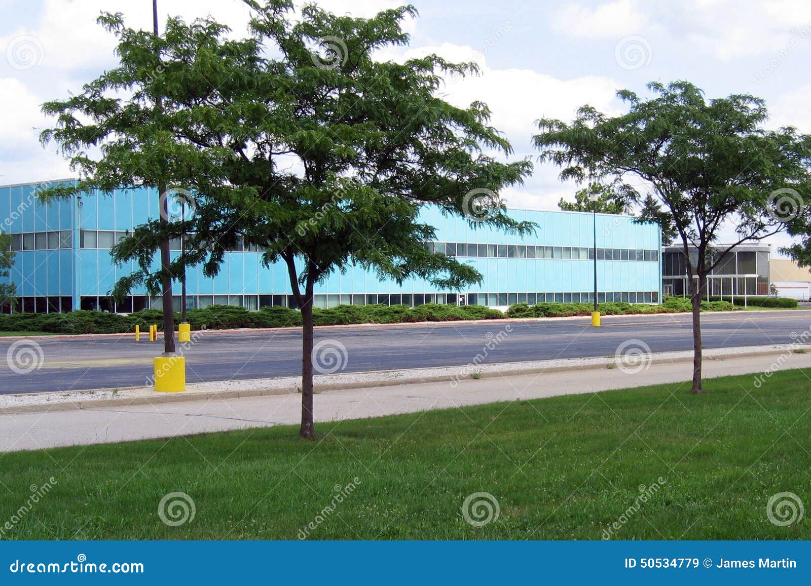 Factory or Warehouse Administration Building Stock Image - Image of ...
