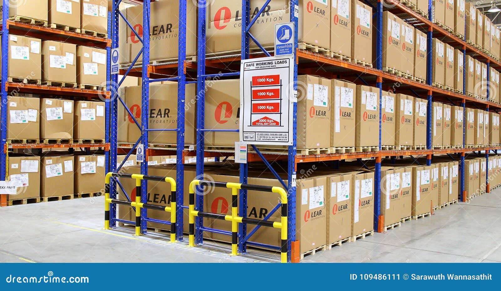 Factory Warehouse and Raws Material Boxes. Editorial Photo - Image of ...