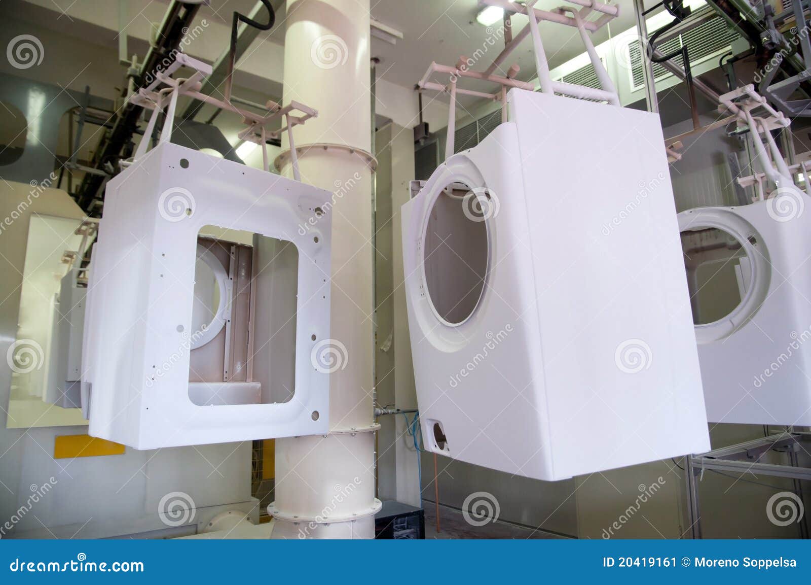 Factory: Washing Machine Production Stock Image - Image of industry ...