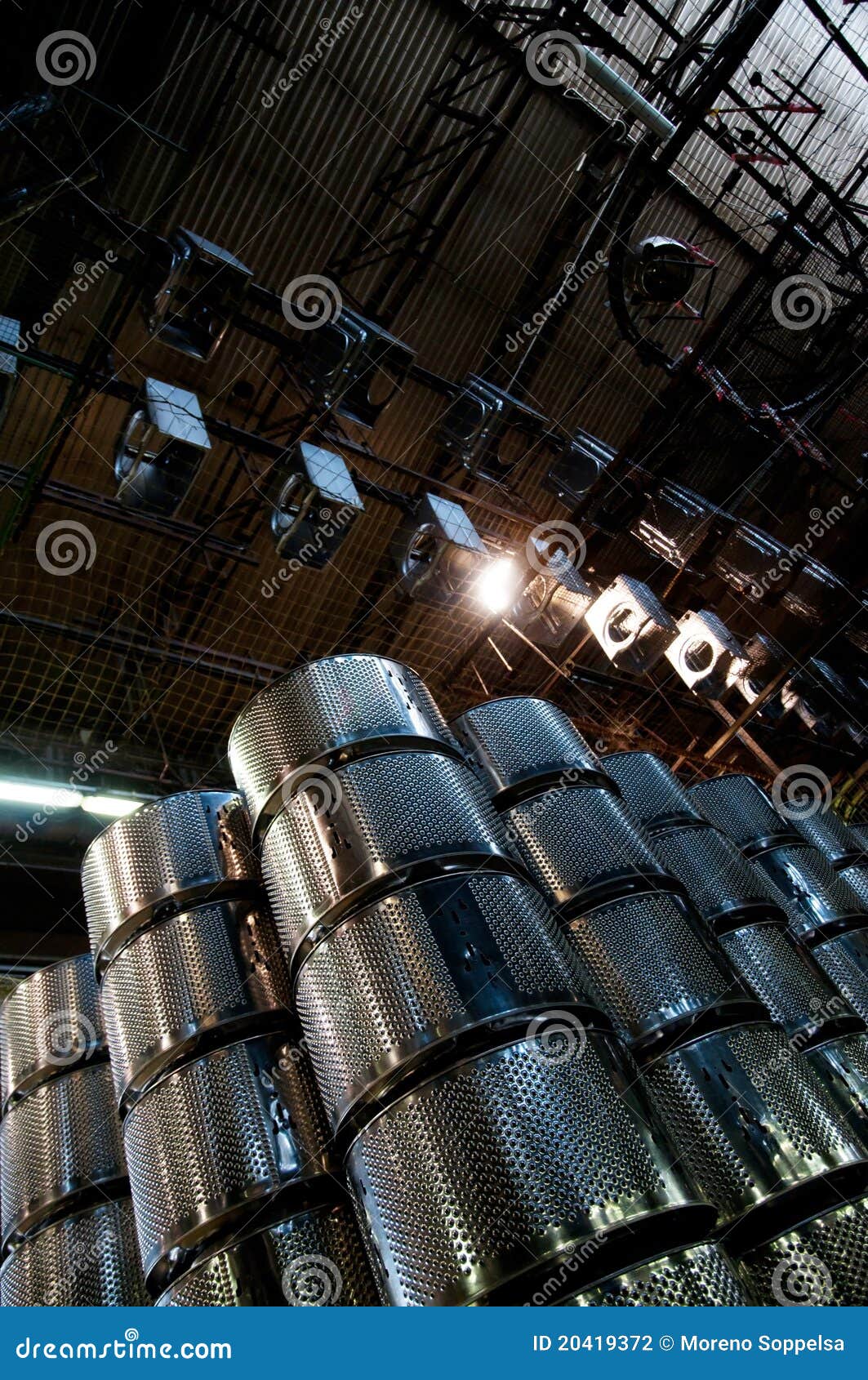 Factory: Washing Machine Production Stock Photo - Image of robotics ...