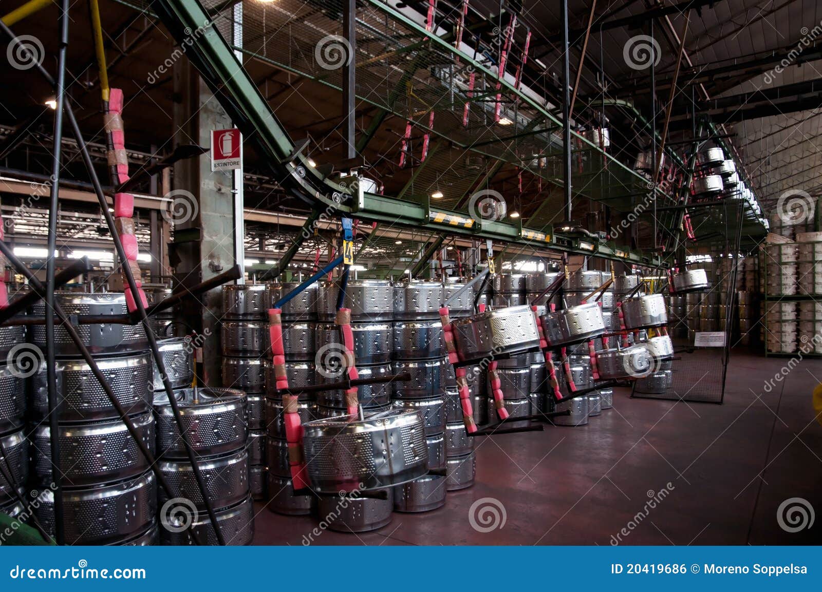 Factory: Washing Machine Production Stock Photo - Image of industrial ...