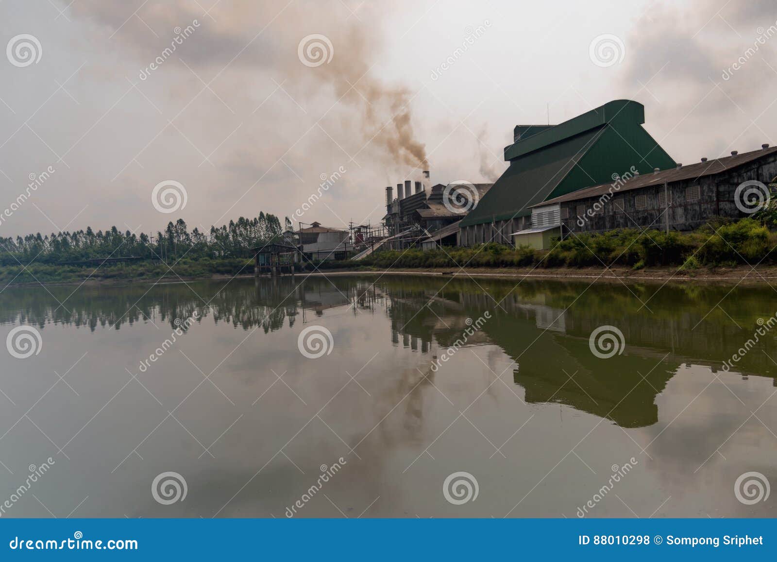 Factory and Waste Water Discharge Stock Photo - Image of industrial ...