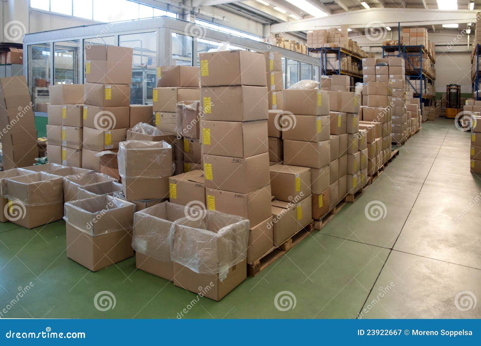 Factory wharehouse stock image. Image of industrial, products - 23922667