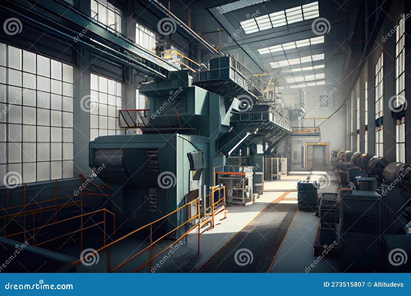 Factory, Where Plastic Windows are Produced in Large Quantities, with ...