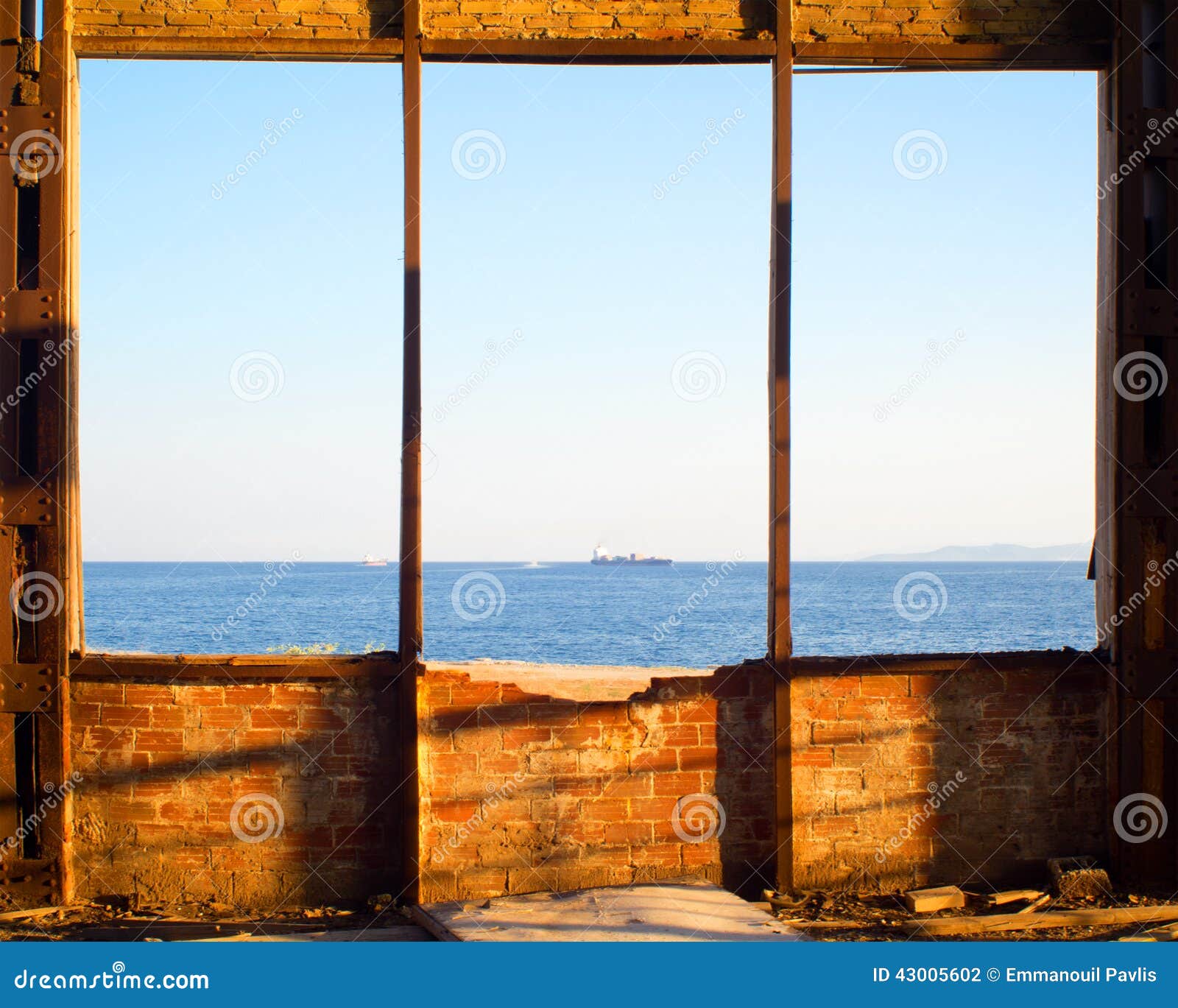 Factory window stock photo. Image of distribute, country - 43005602