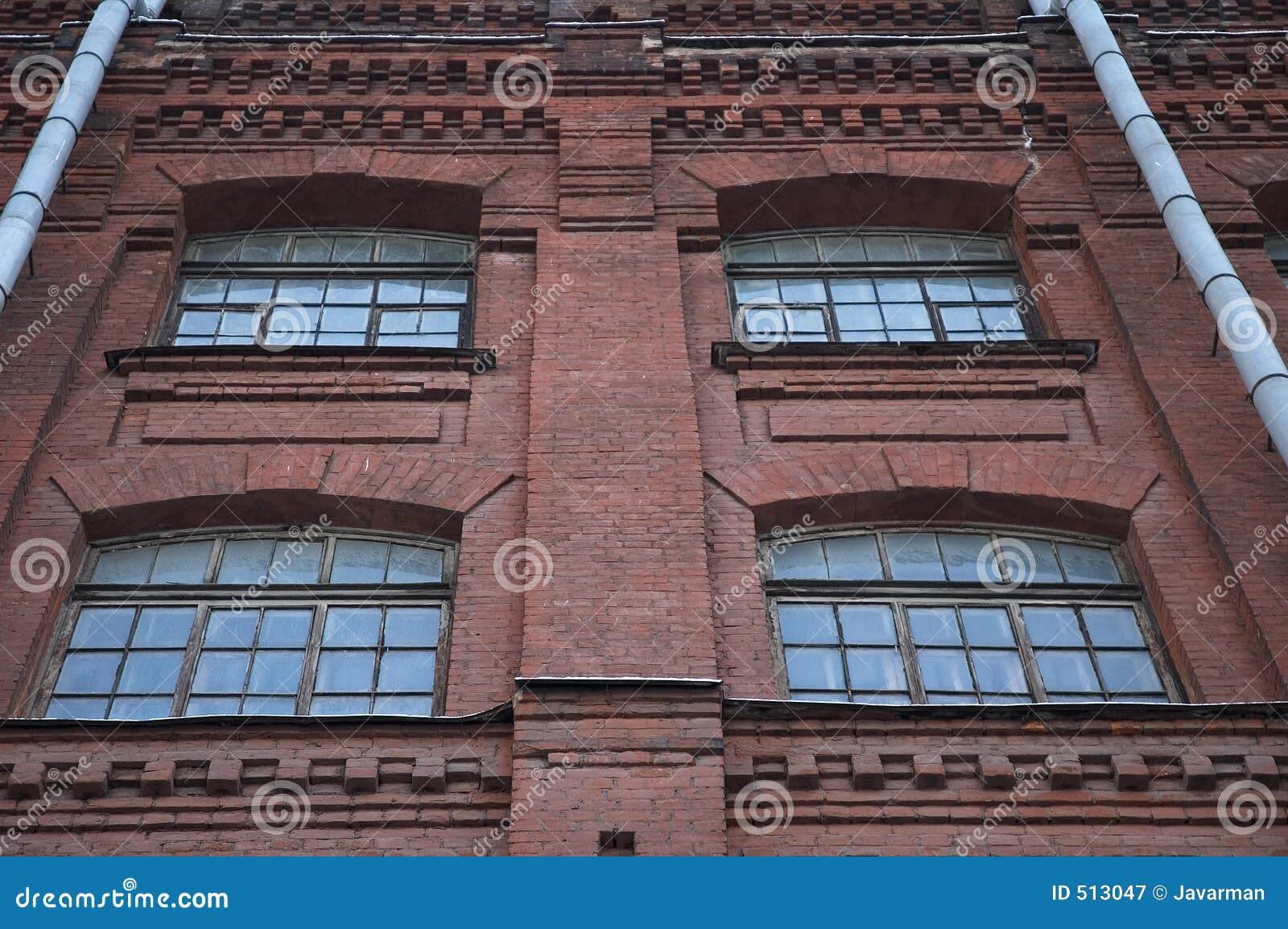 Factory windows stock image. Image of painted, industry - 513047