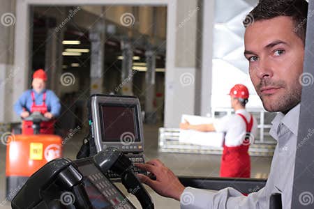 Factory worker stock image. Image of shop, handsome, expertise - 5685501