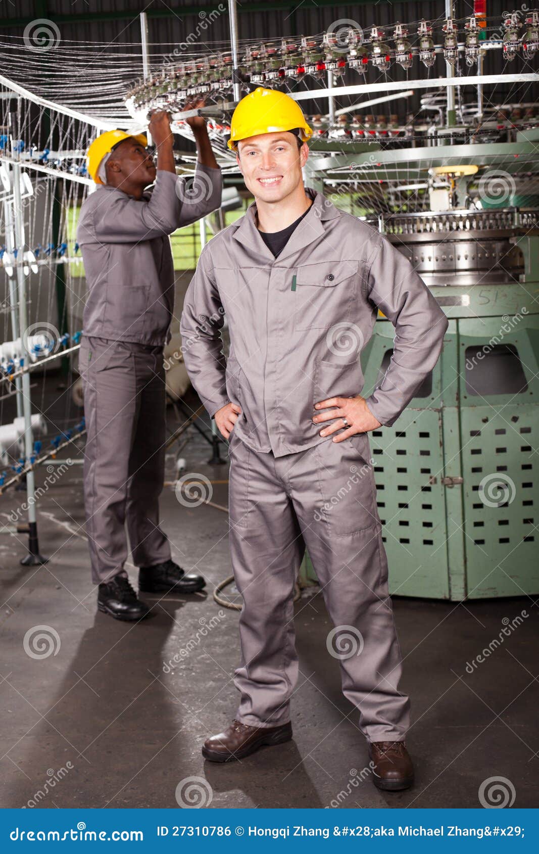 Factory worker full length stock photo. Image of loom - 27310786