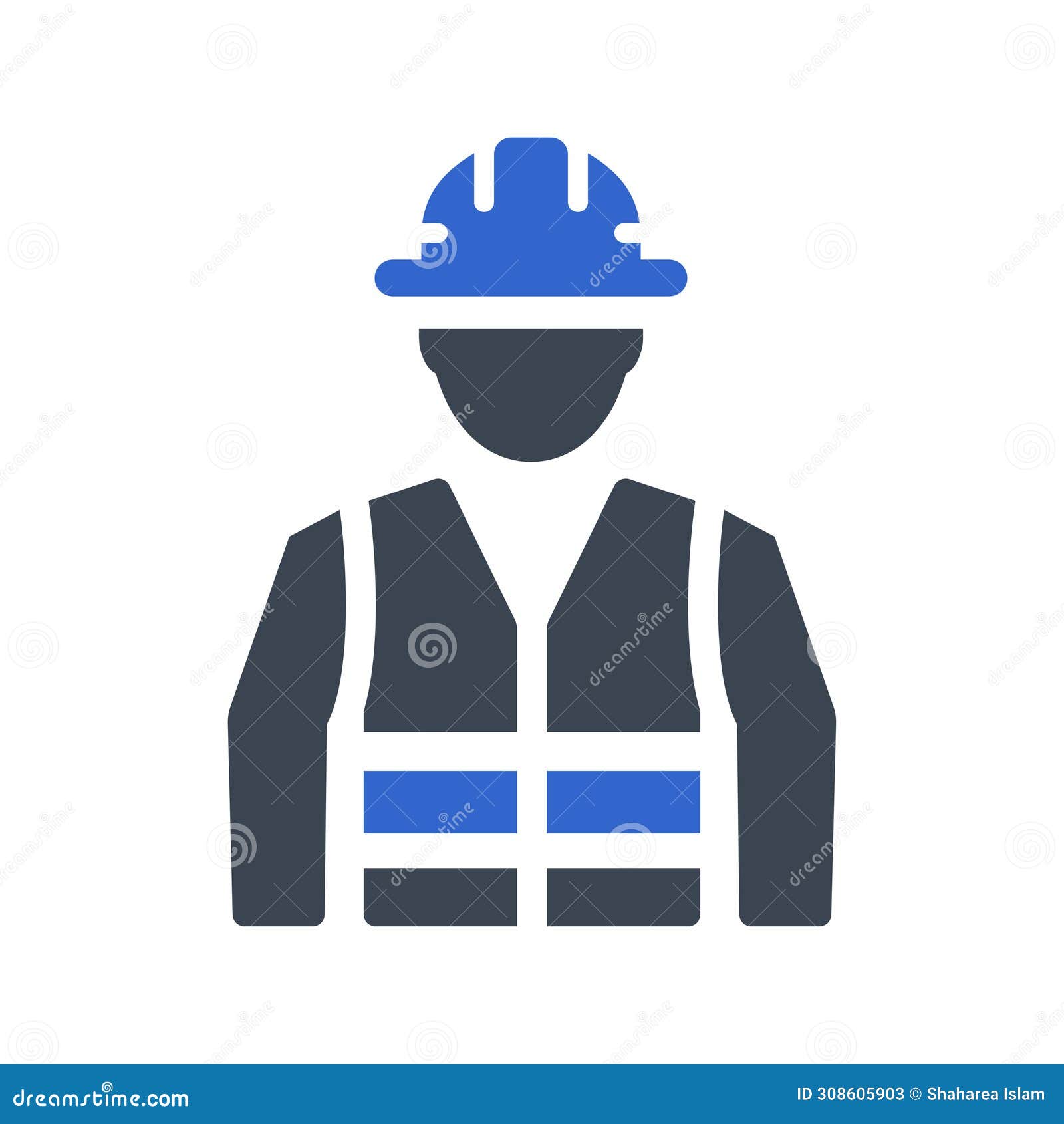 Factory worker Icon stock illustration. Illustration of engineer ...