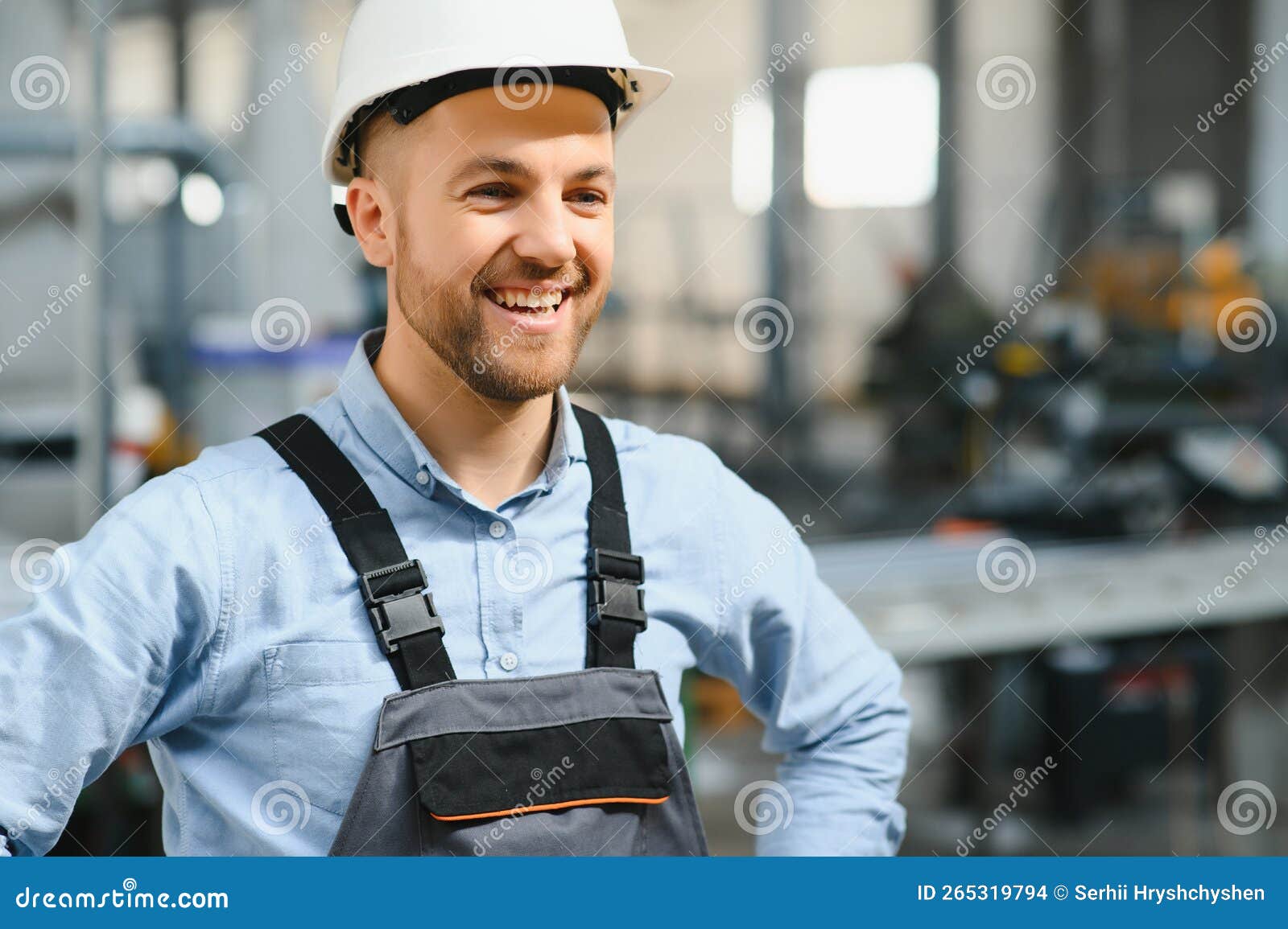 Factory Worker. Man Working on the Production Line. Stock Photo - Image ...