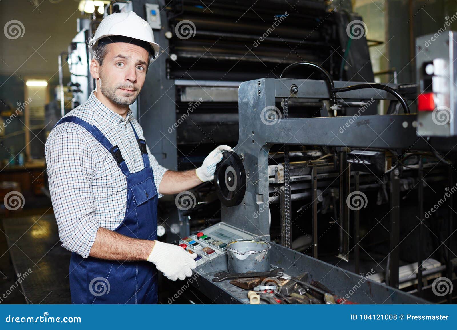 Repair master stock photo. Image of gloved, professional - 104121008