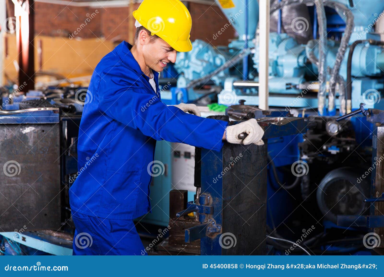 Factory worker working stock photo. Image of caucasian - 45400858