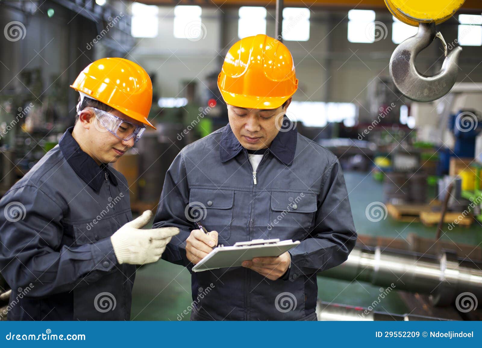 Factory workers stock image. Image of inspector, male - 29552209