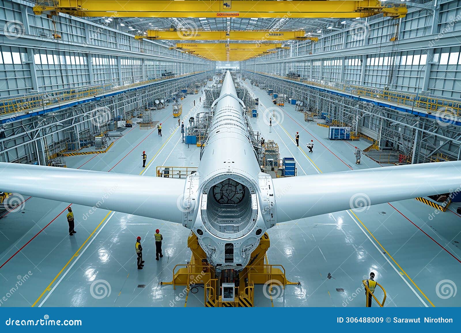 Factory Workers are Assembling Wind Turbines for Renewable Energy ...