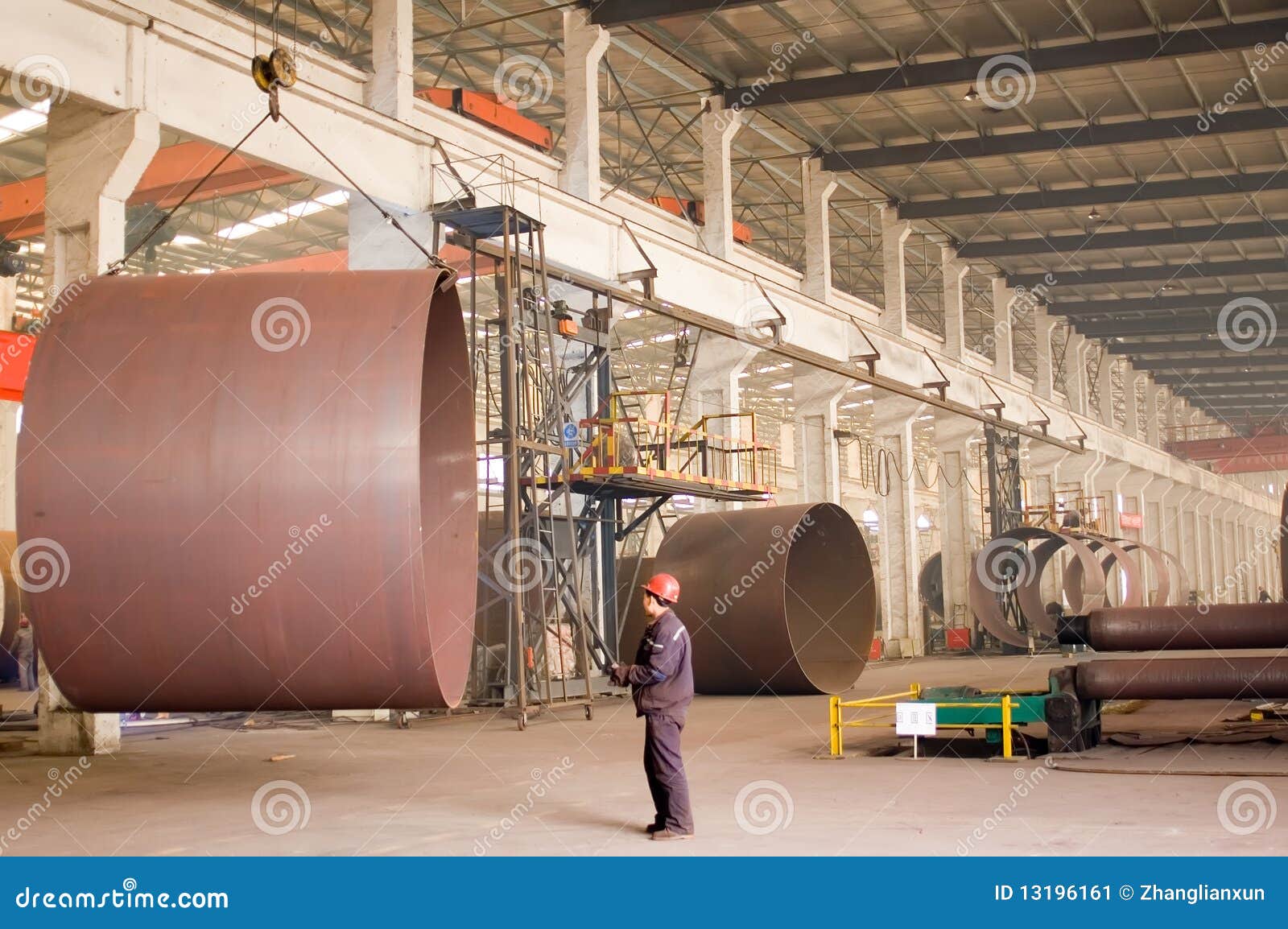 Factory workshop stock image. Image of heat, control - 13196161