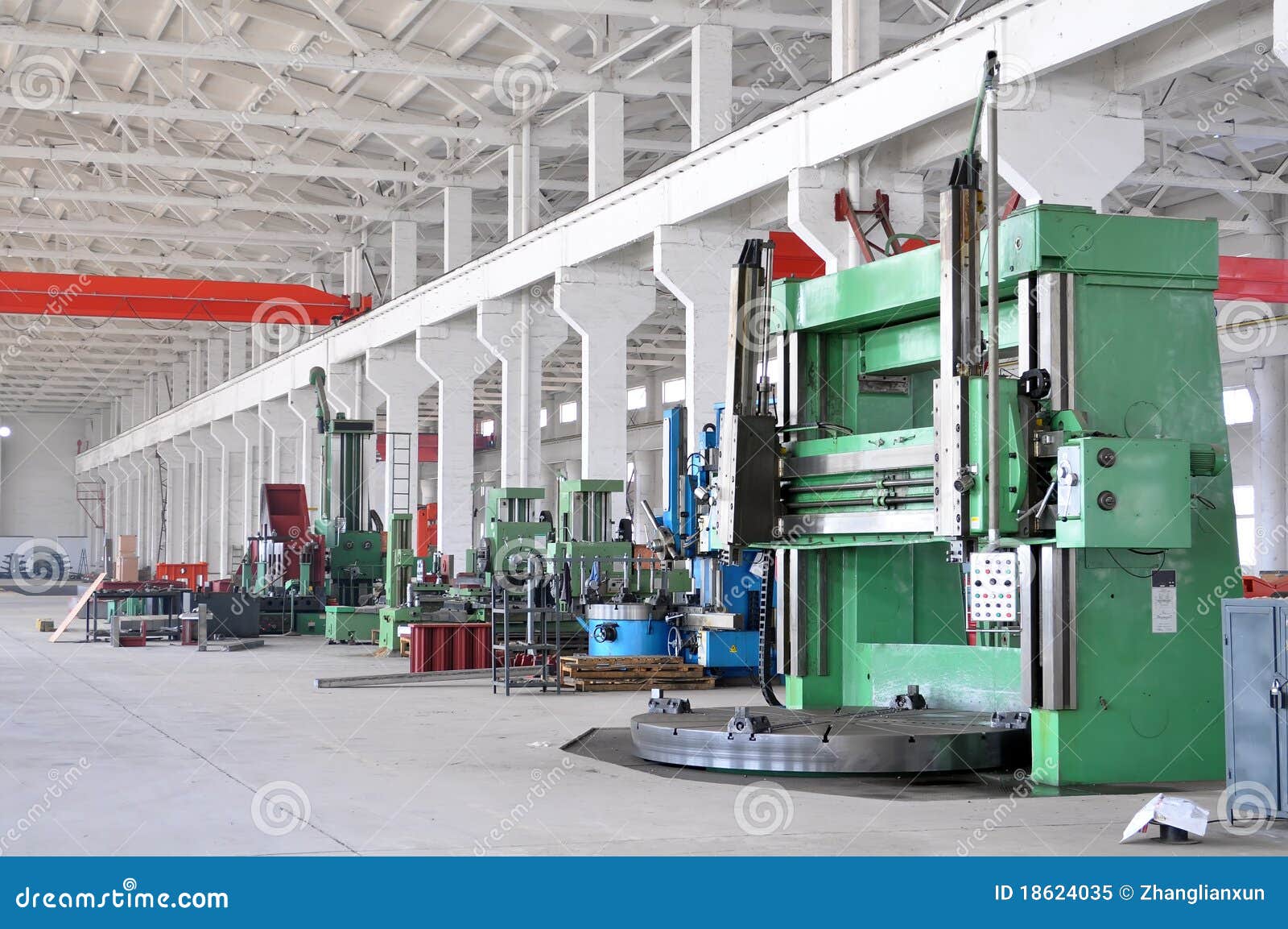 Factory workshop panorama stock image. Image of hand - 18624035