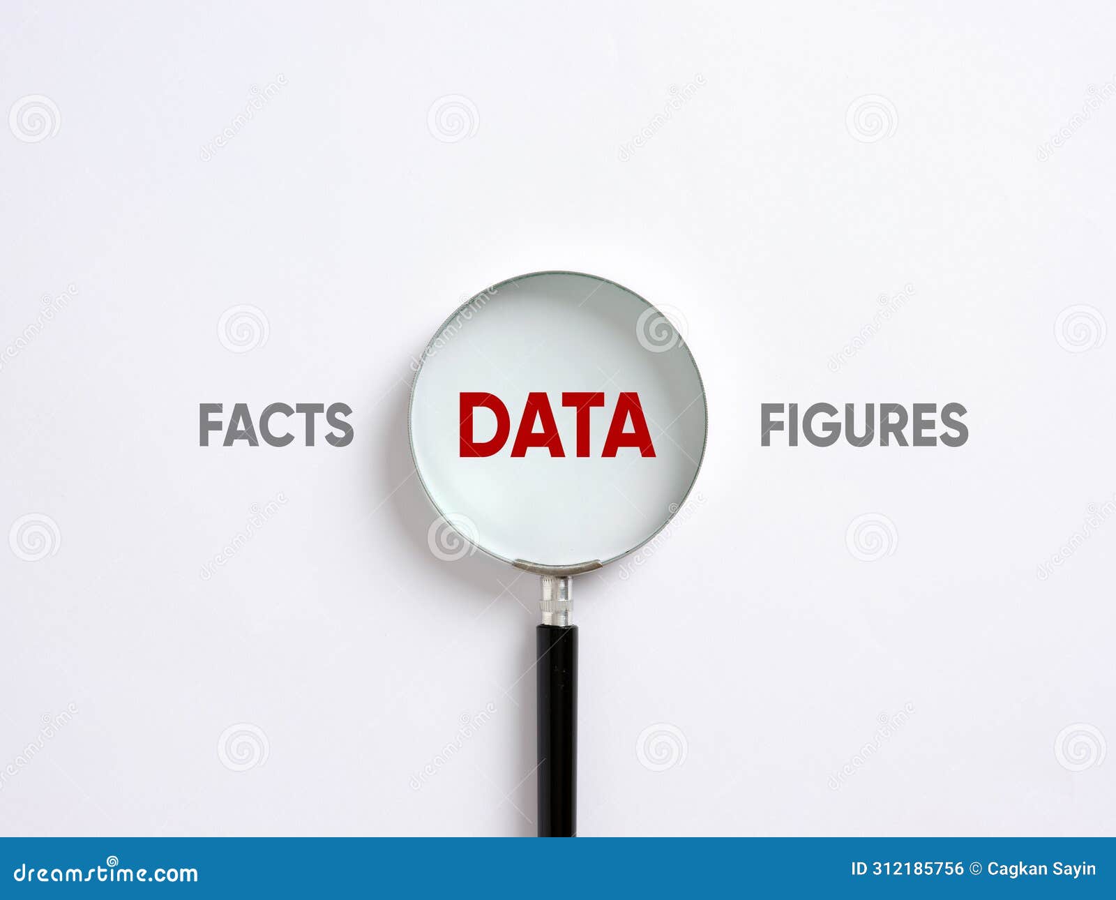 Facts, Data, Figures and Analytics. Data Visualization Stock Photo ...