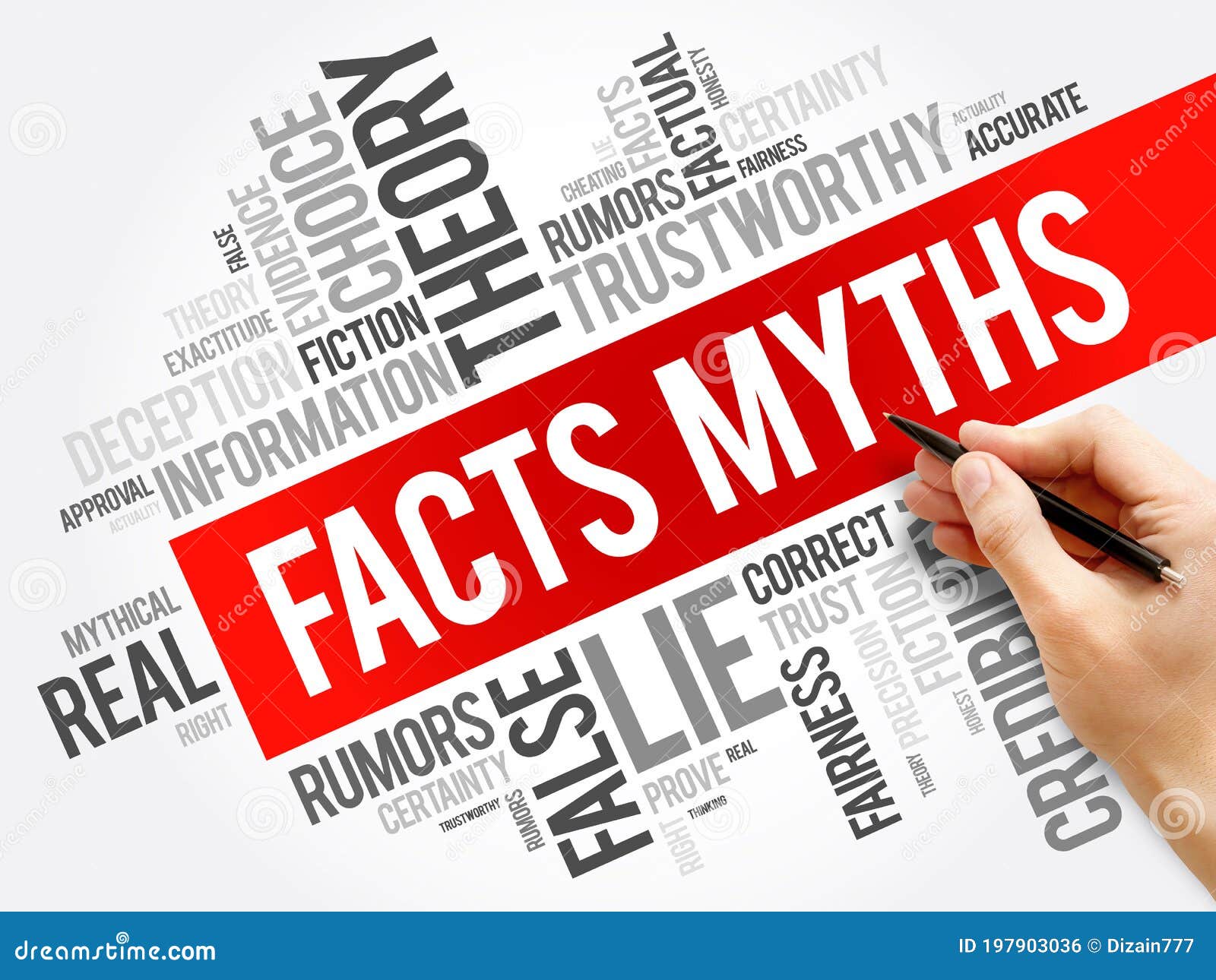 Myths Word On Table Stock Photography | CartoonDealer.com #82597652