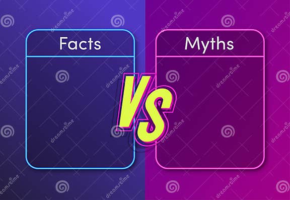 Facts Vs Myths Neon Style Concept Illustration Stock Vector ... Facts Vs Myths Neon Style Concept Illustration Stock Vector ...