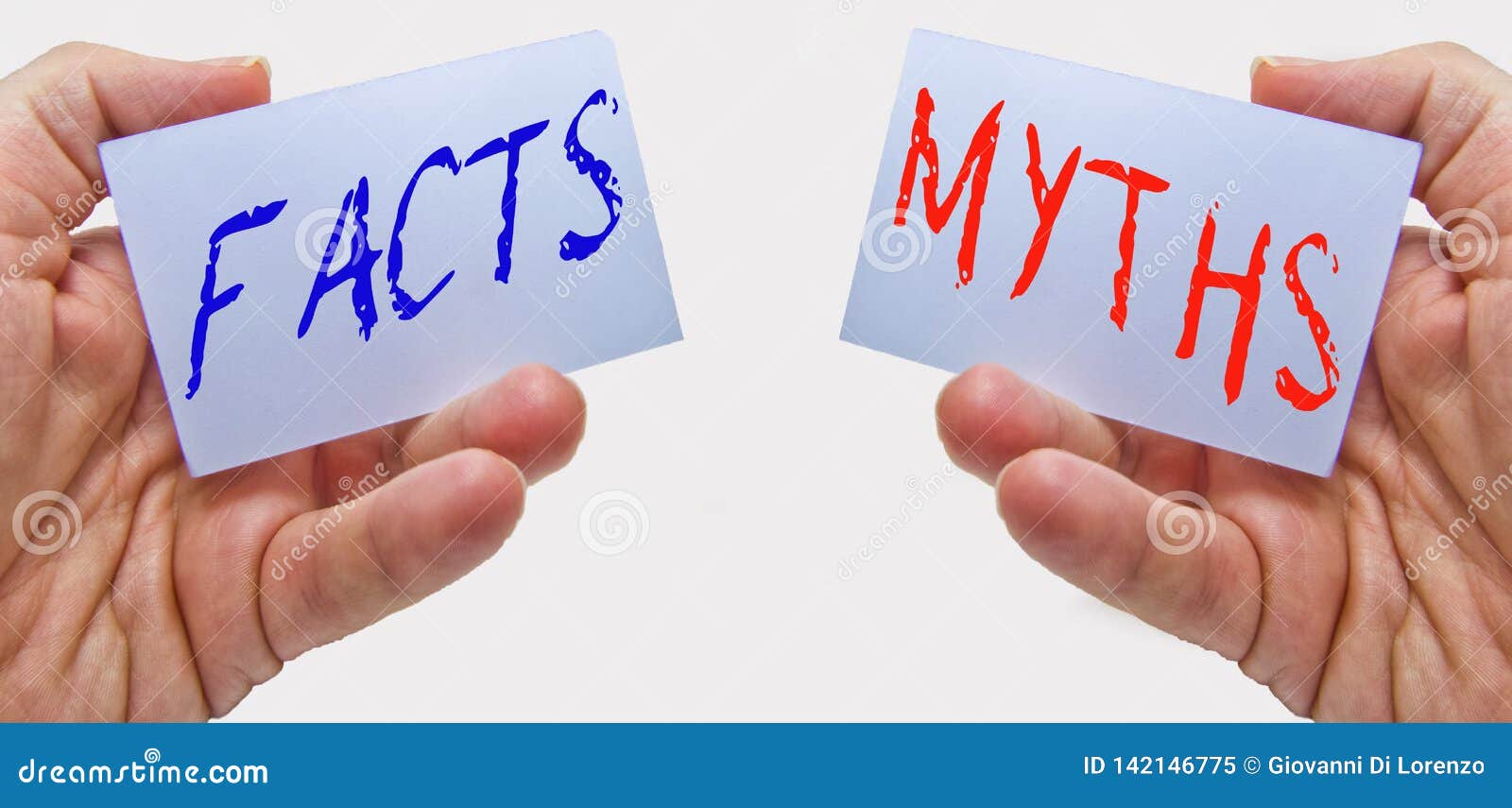 Facts Vs Myths. What is Real? What is False Stock Image - Image of ...