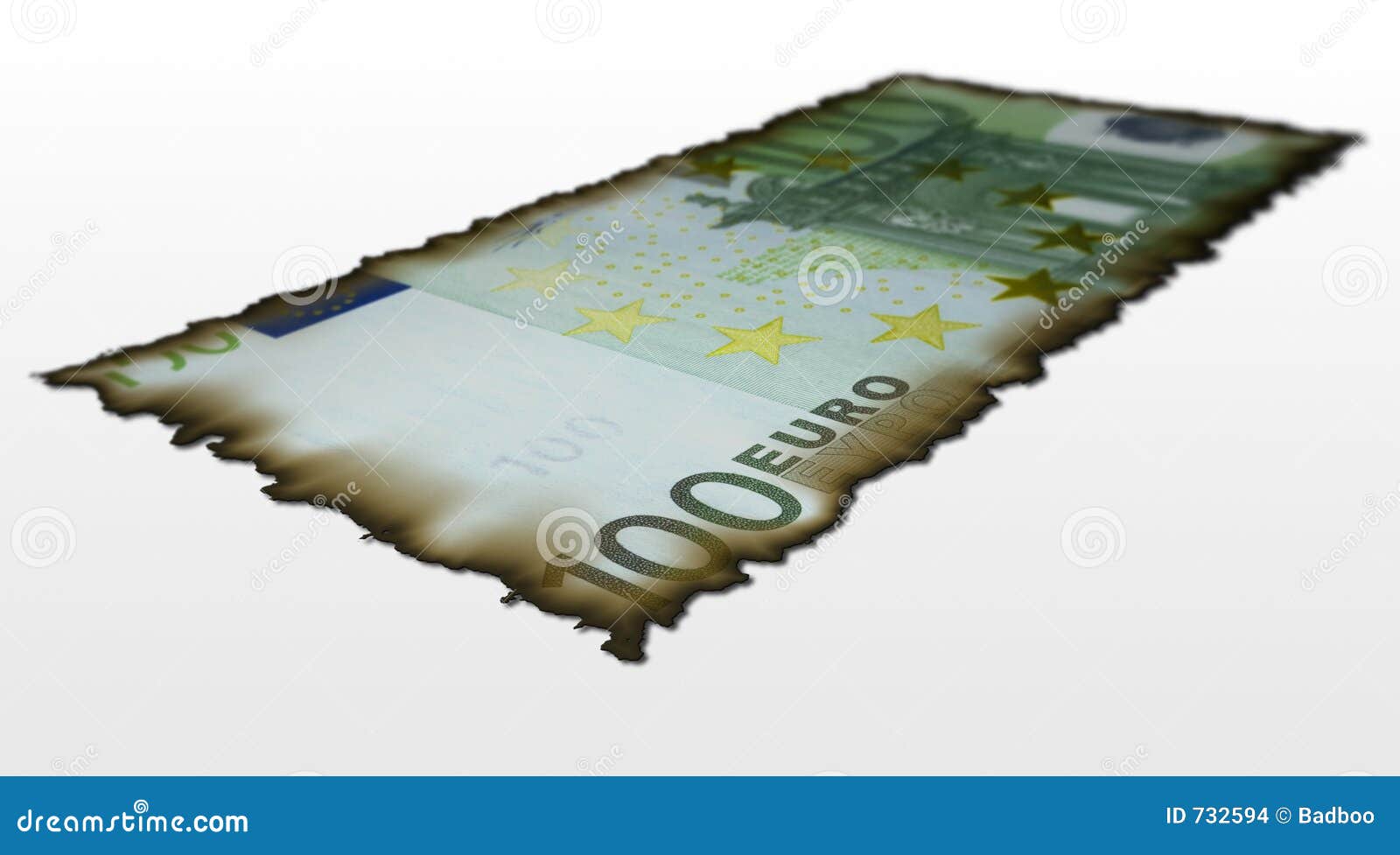 Facture de l'euro 100 photo stock. Image du solution, monétaire - 732594