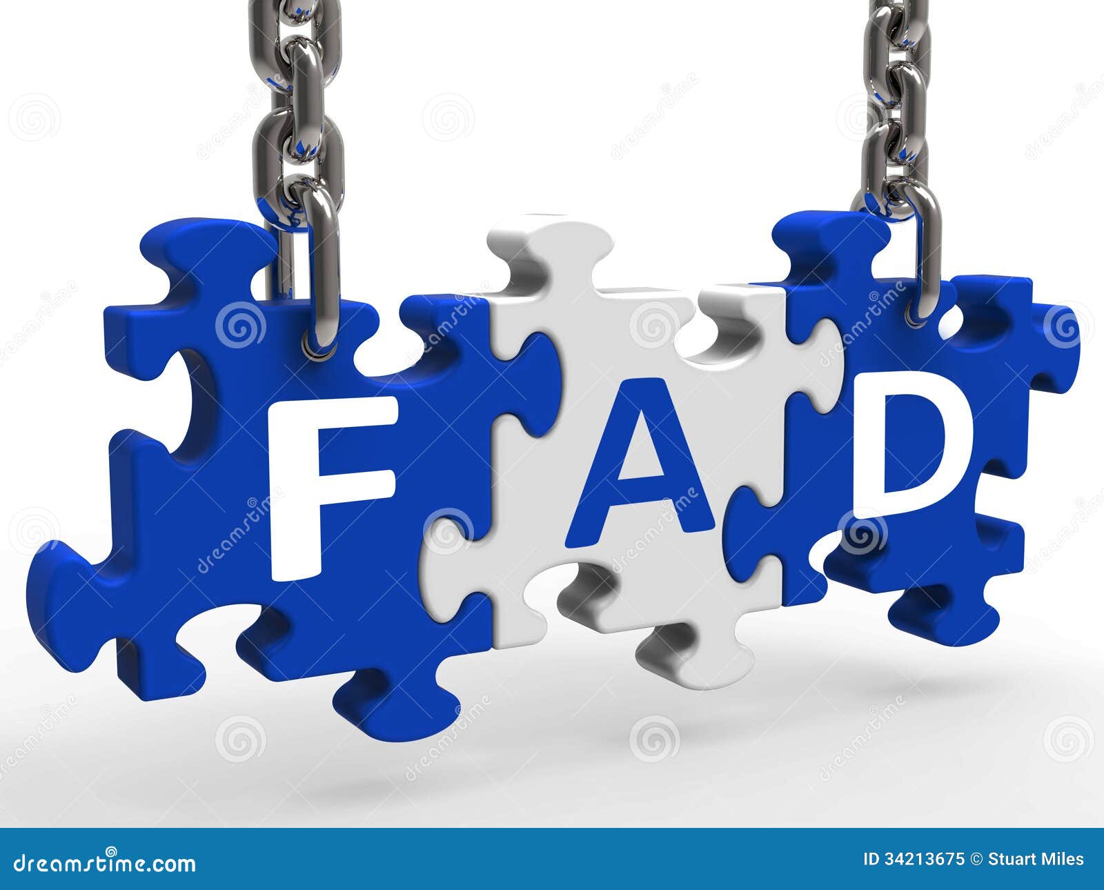 Fad Puzzle Shows Latest Thing or Craze Stock Illustration ...