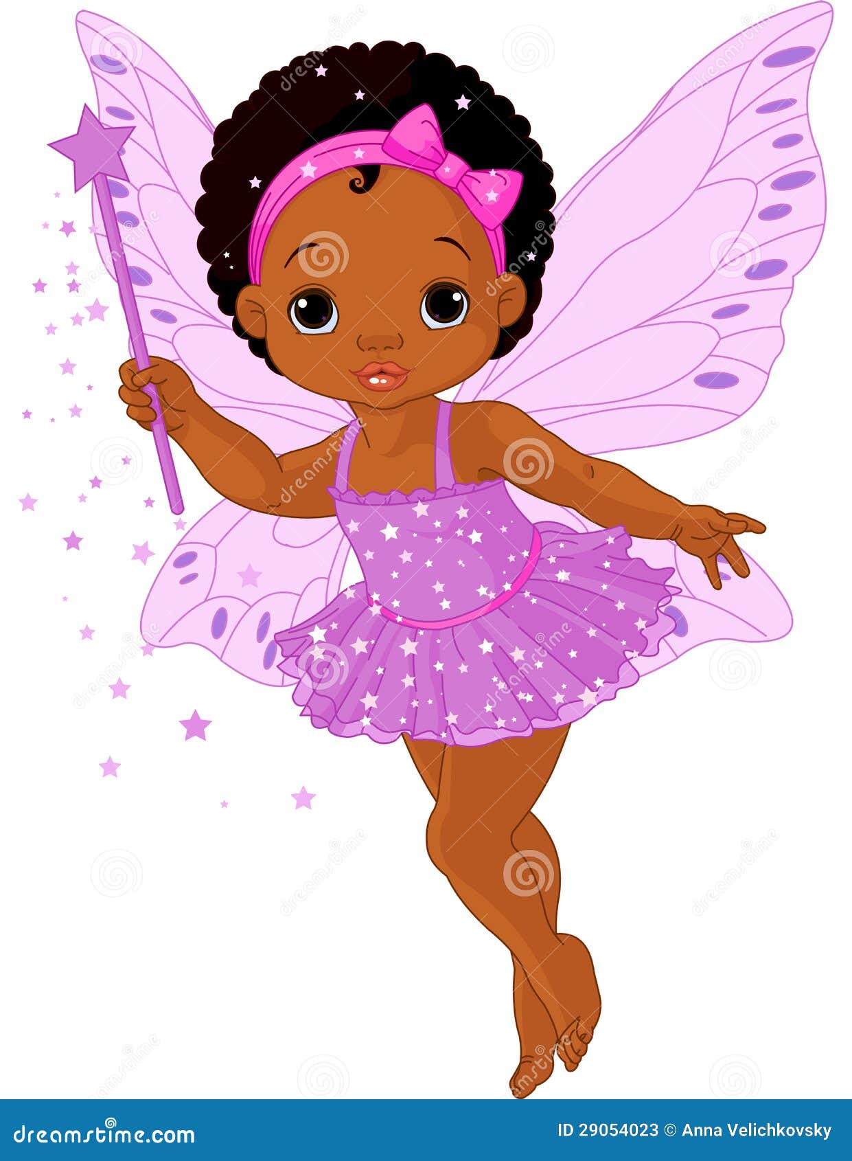 Fada Pequena Bonito Do Bebê Ilustração do Vetor - Ilustração de ...