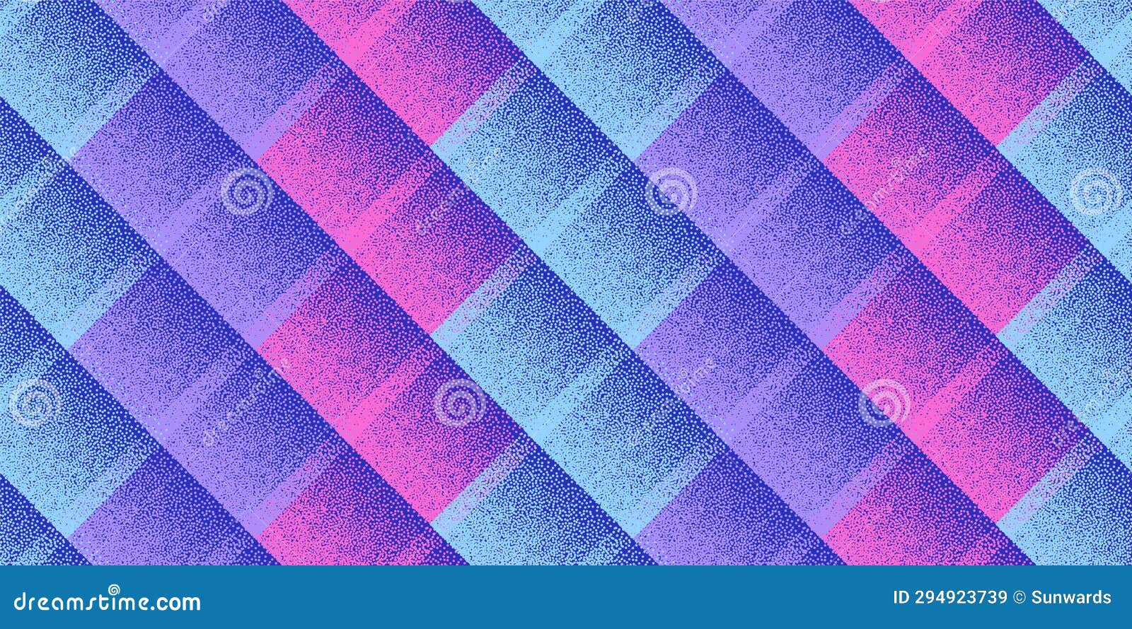 Fade Dotwork Rhombus Shapes Vector Geometric Seamless Pattern. Stock ...