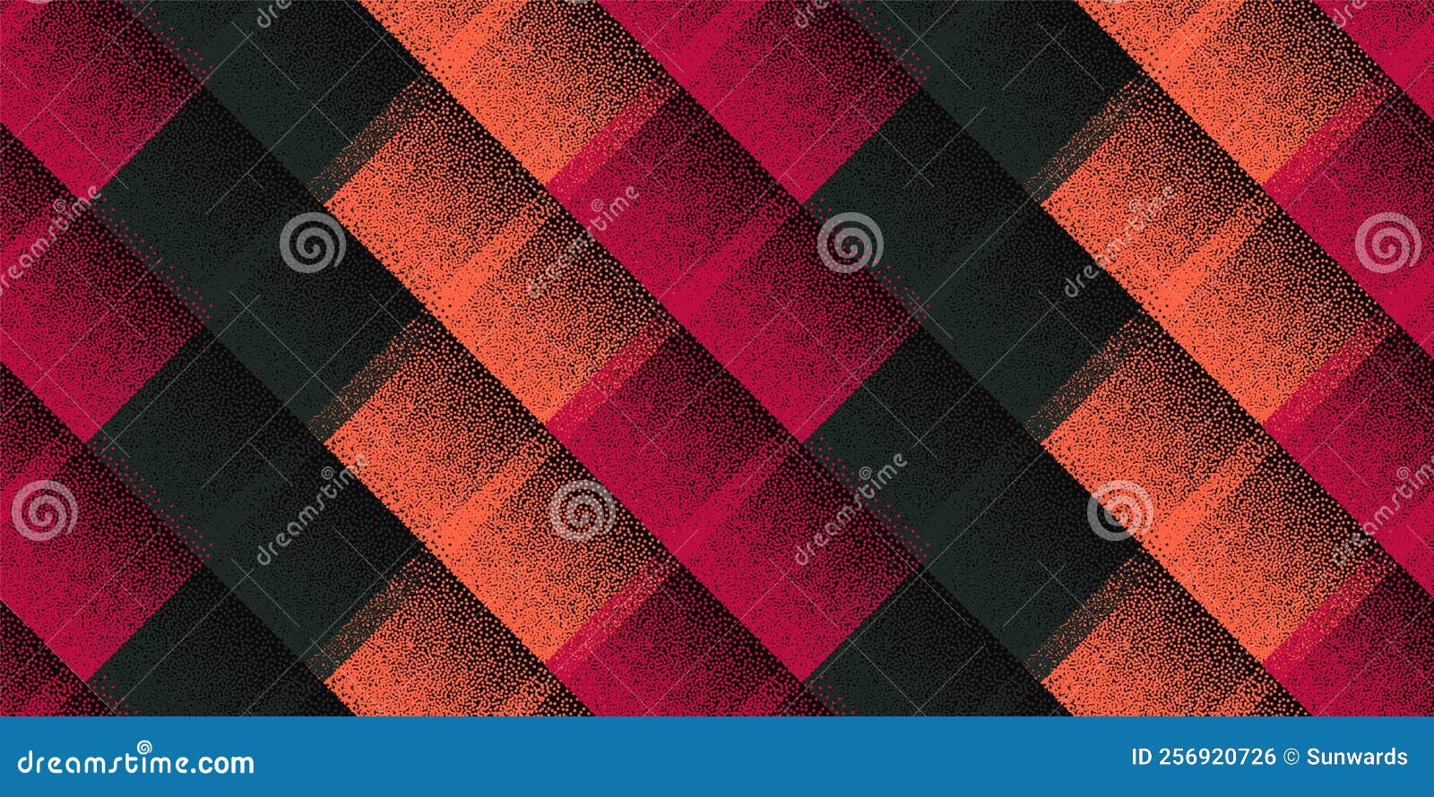 Fade Dotwork Rhombus Shapes Vector Geometric Seamless Pattern. Stock ...