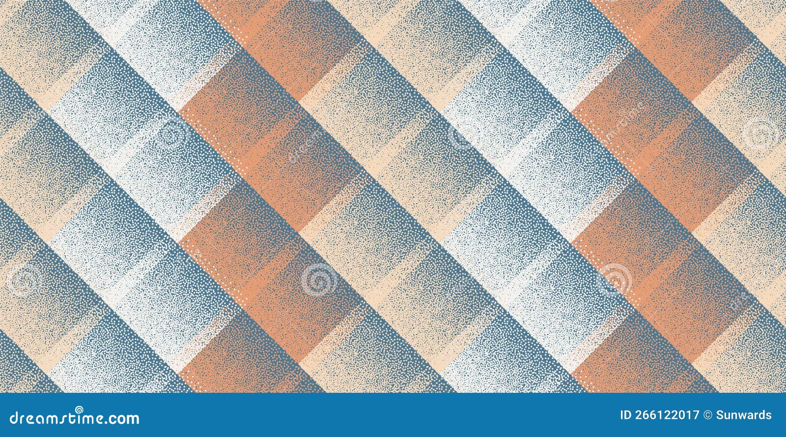 Fade Dotwork Rhombus Shapes Vector Geometric Seamless Pattern. Stock ...