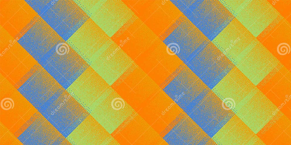 Fade Dotwork Rhombus Shapes Vector Geometric Seamless Pattern. Stock ...