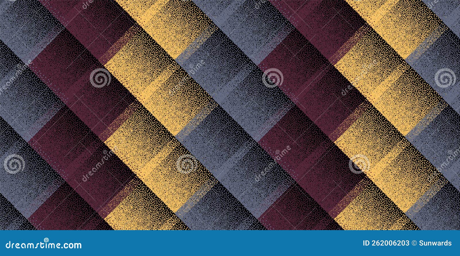 Fade Dotwork Rhombus Shapes Vector Geometric Seamless Pattern. Stock ...