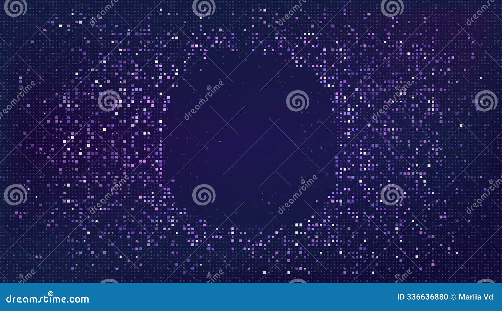 Pixel Frame Border Banner Interface Set Collection Retro 8-bit Vector ...