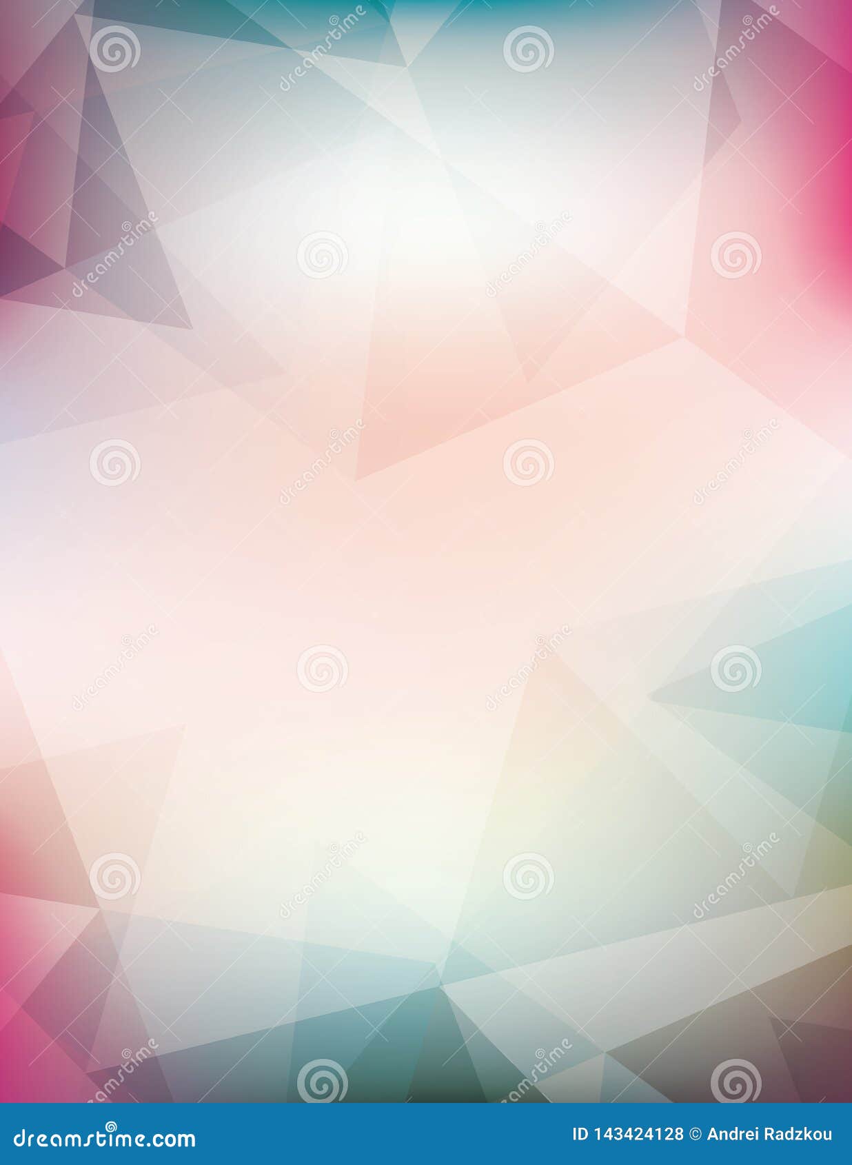Faded Background with Transparent Triangles. Vector Graphic Pattern ...