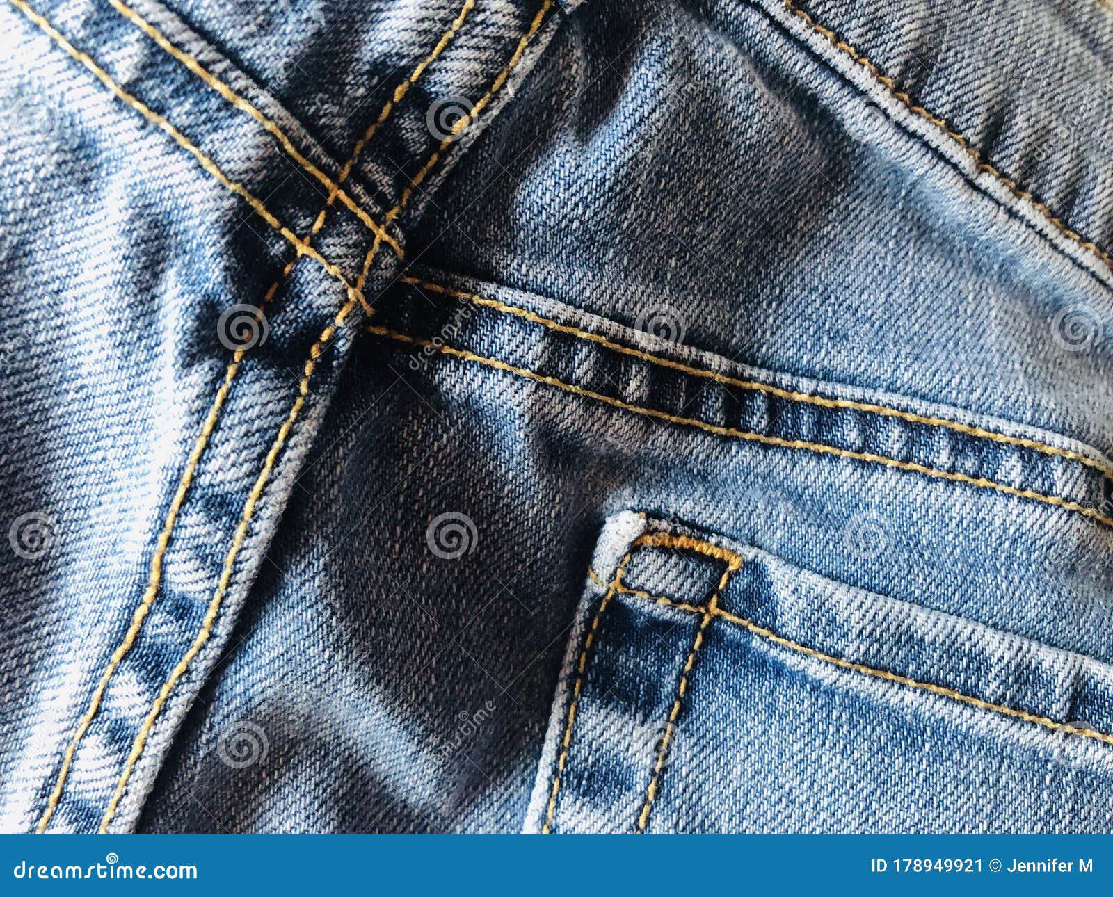 Faded blue jeans stock image. Image of jean, fabric - 178949921