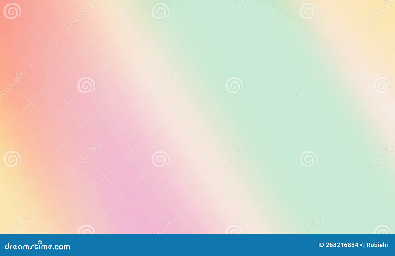 Faded Blue Pink Rainbow Pattern Banner Background Stock Illustration ...