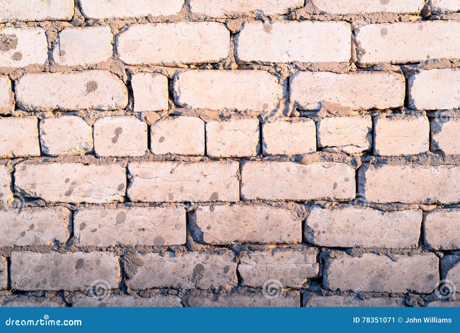 Faded Brick Wall stock image. Image of masonry, blank - 78351071