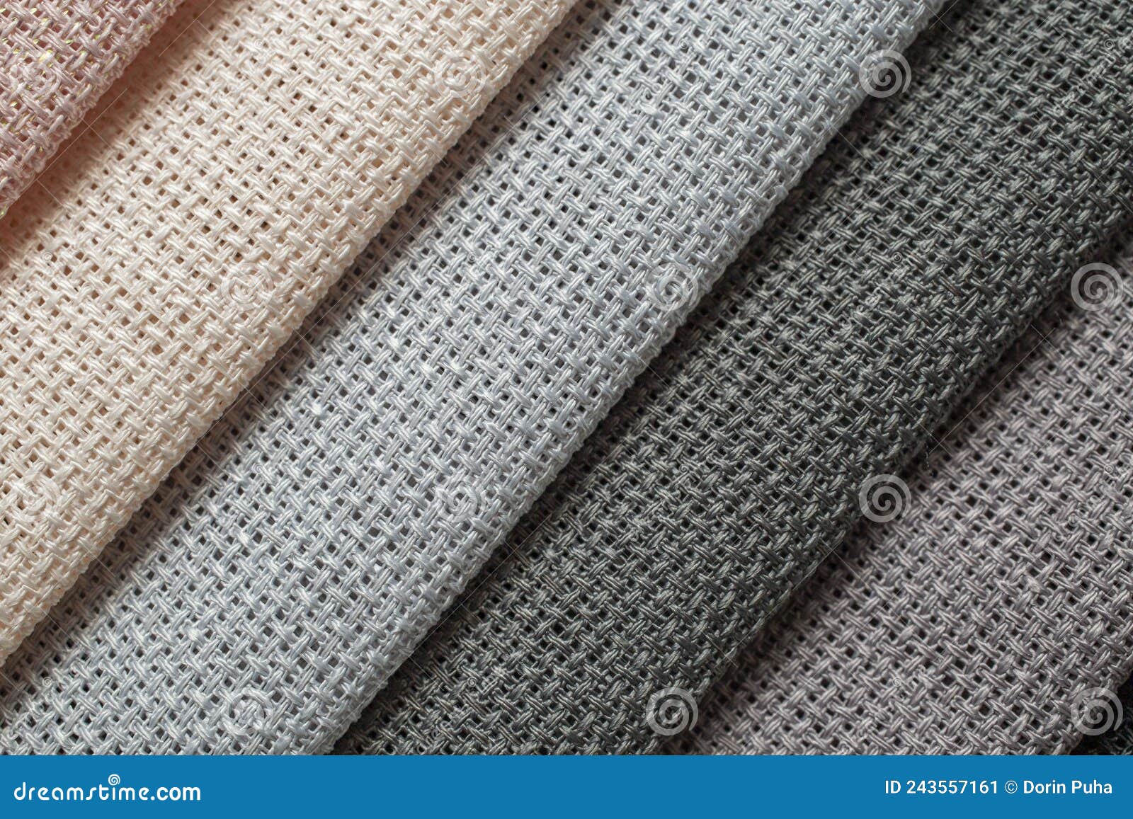 Faded Colors Palette, Fabric Texture Swatch, Macro Stock Image - Image ...