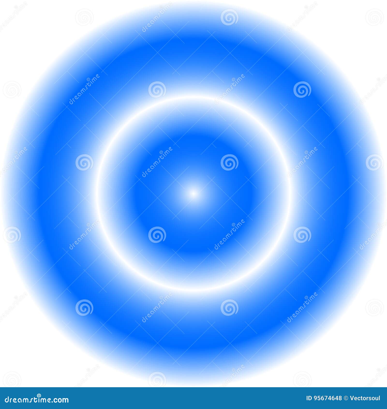 Faded Concentric Circles Radial Gradient Backdrop. Radial Circle Stock ...