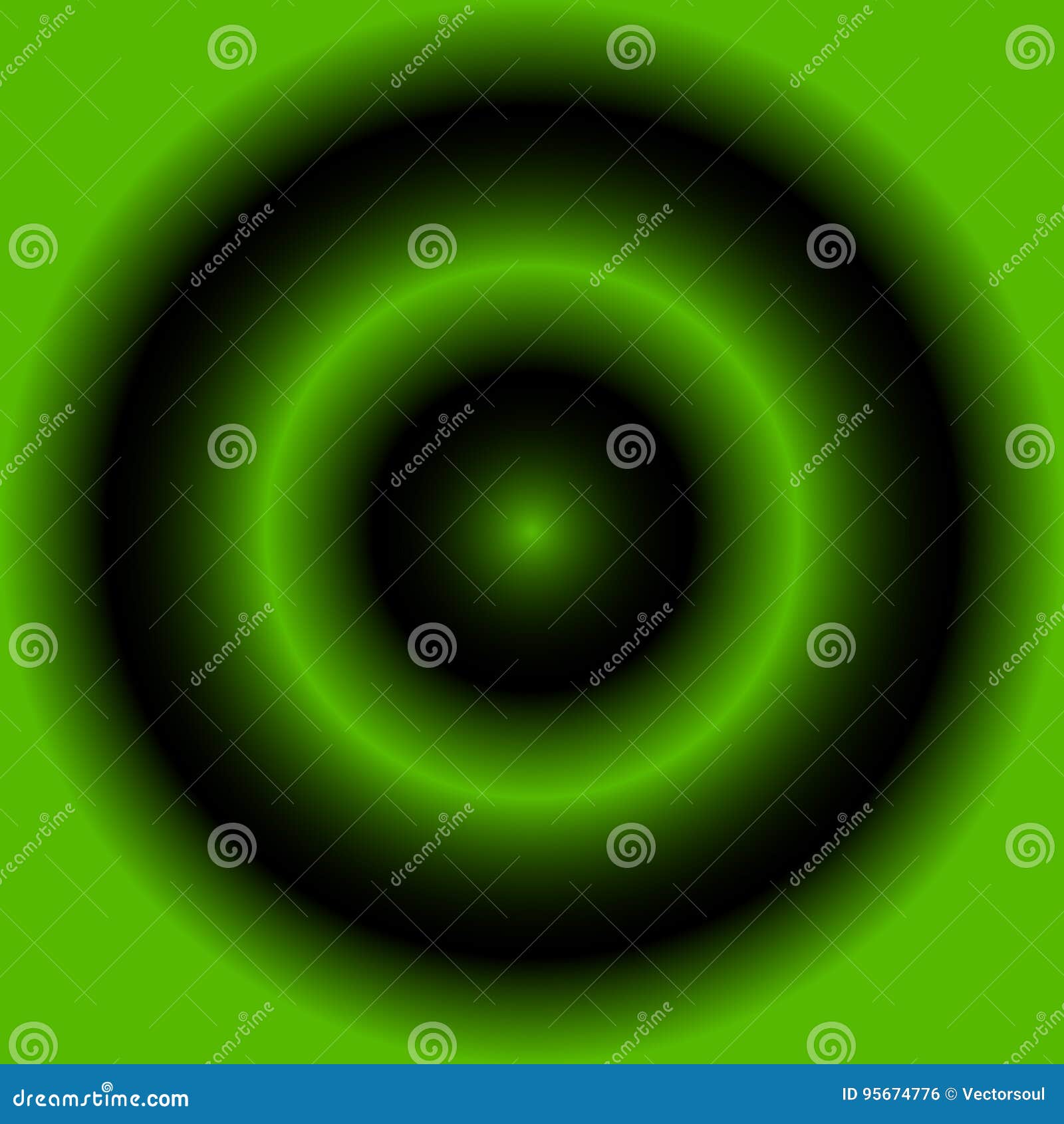 Faded Concentric Circles Set. Dotted Grainy Rings Set. Stippled ...