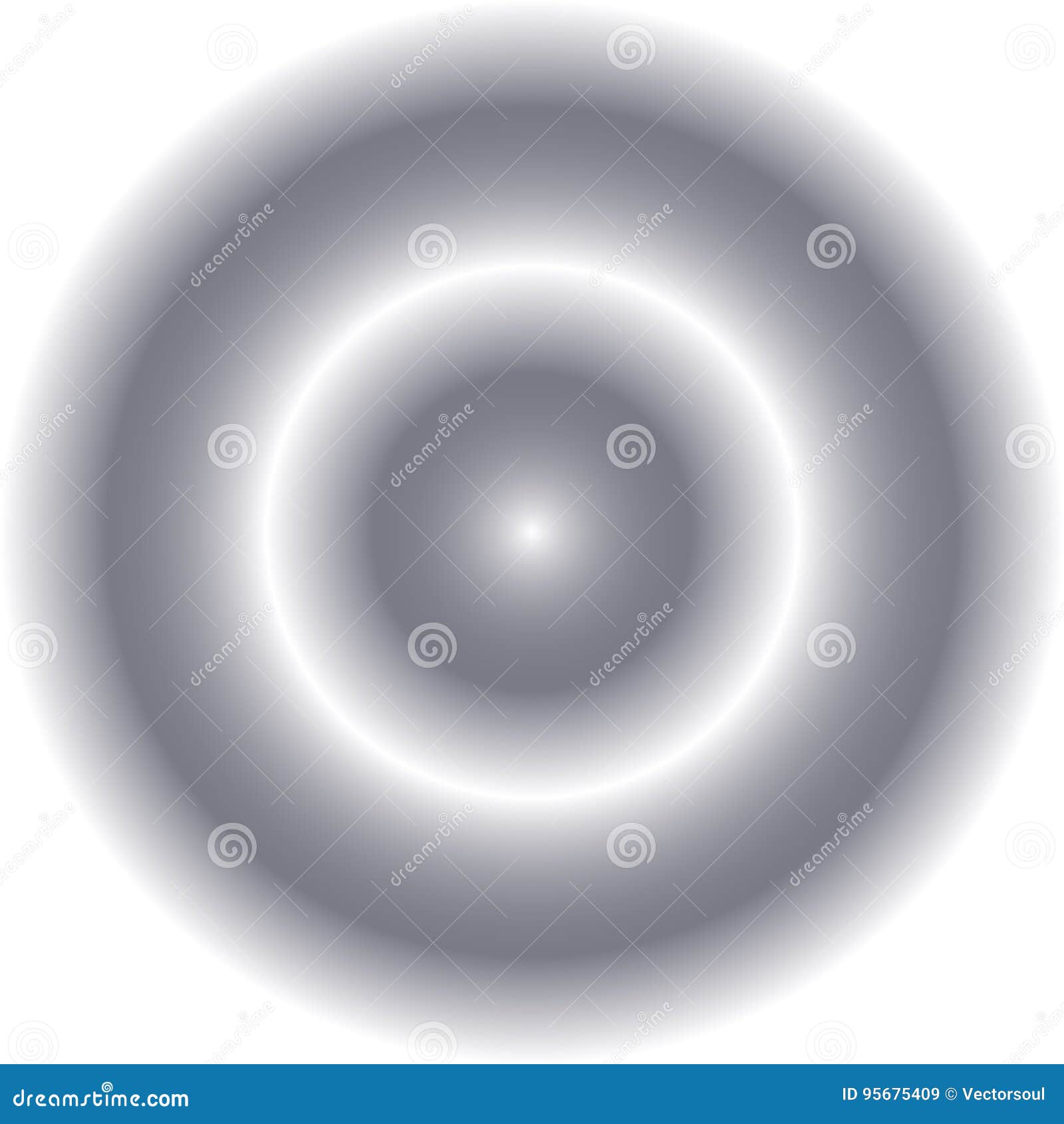 Faded Concentric Circles Radial Gradient Backdrop. Radial Circle Stock ...