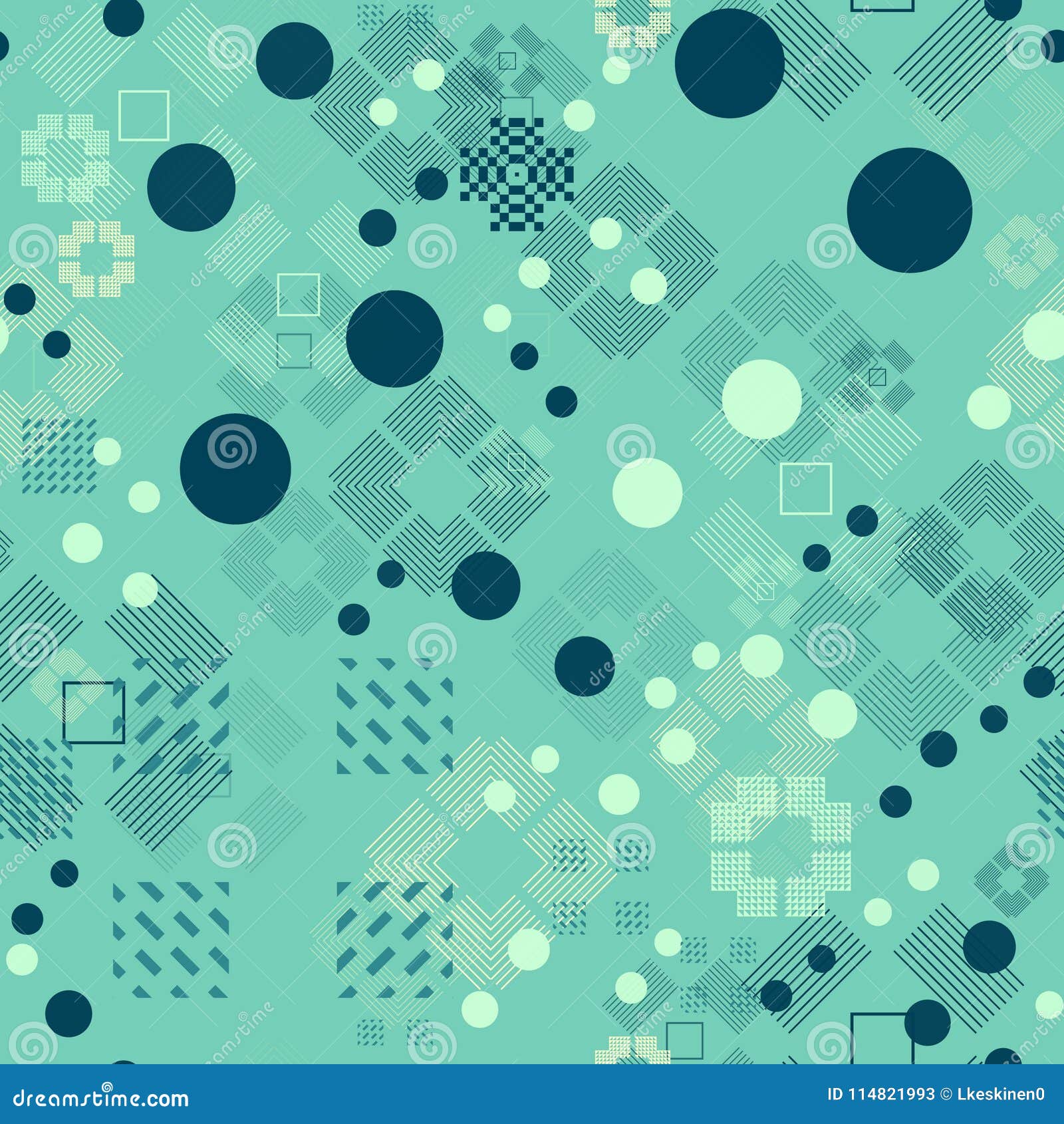 Faded Geometric Seamless Pattern Stock Vector - Illustration of ...