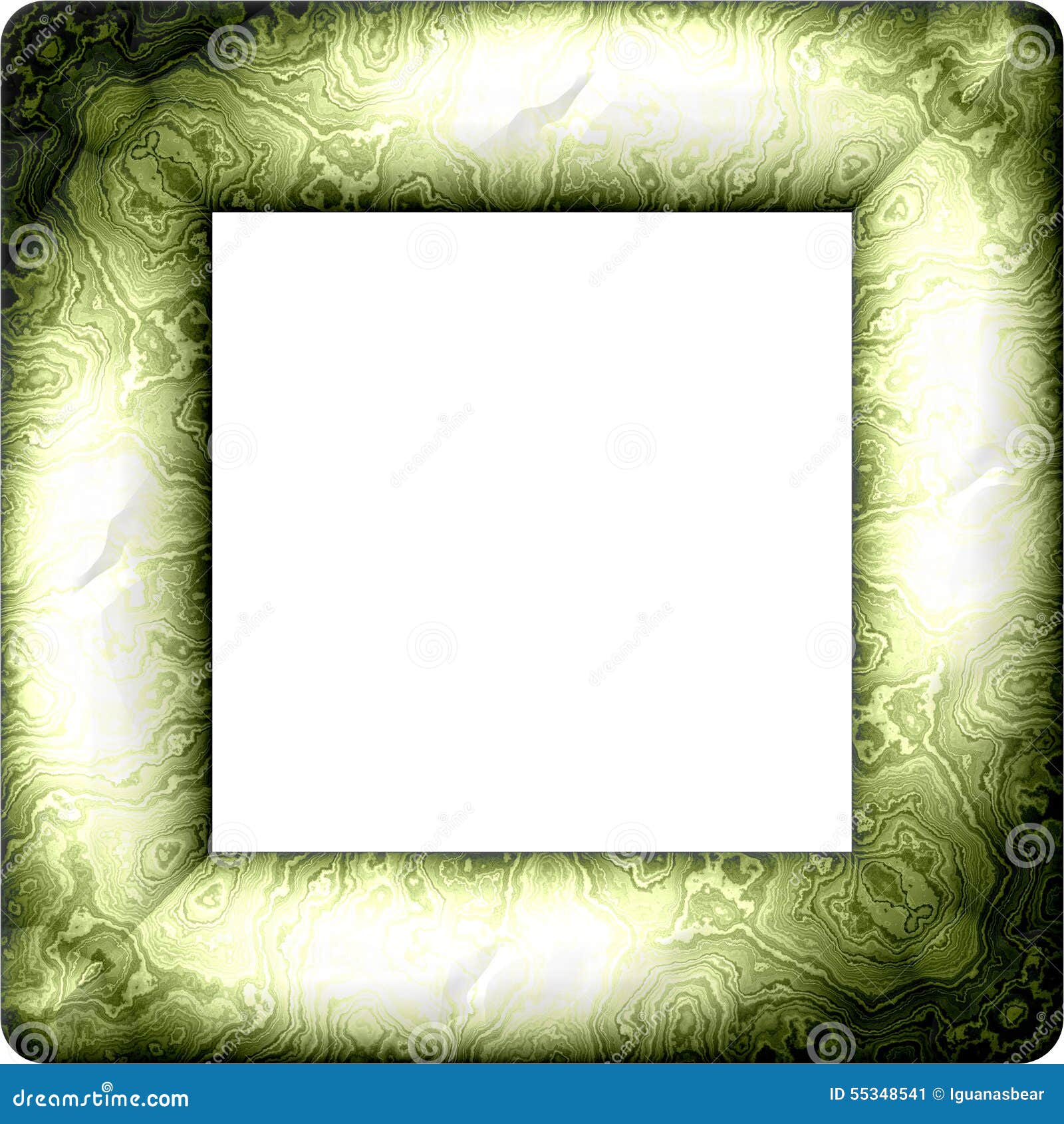 Faded Green Dull Retro Decorative Frame Stock Illustration ...