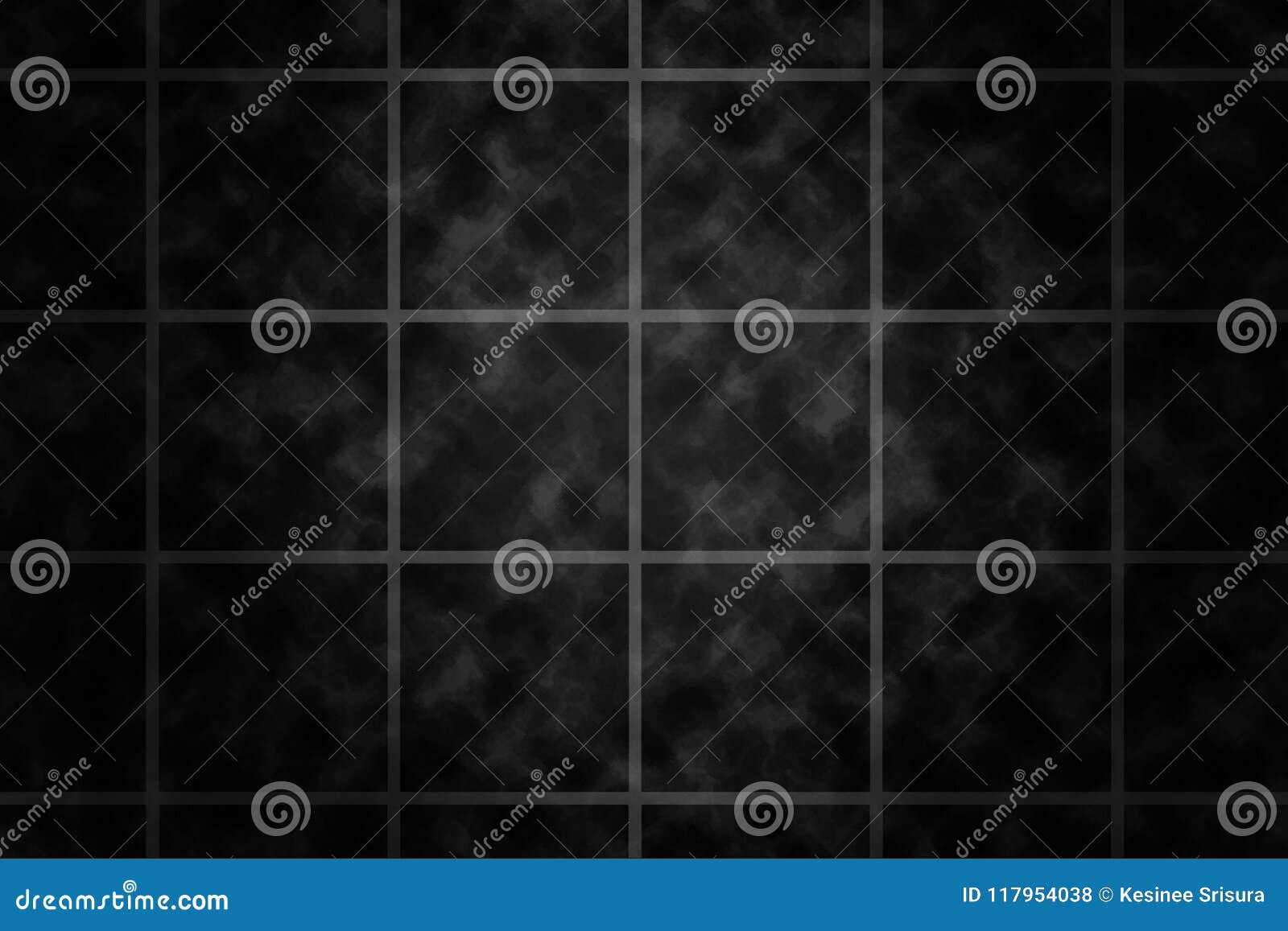 Faded Grid on Black Background Stock Illustration - Illustration of ...