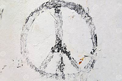 Faded peace sign stock image. Image of white, graffiti - 26244777