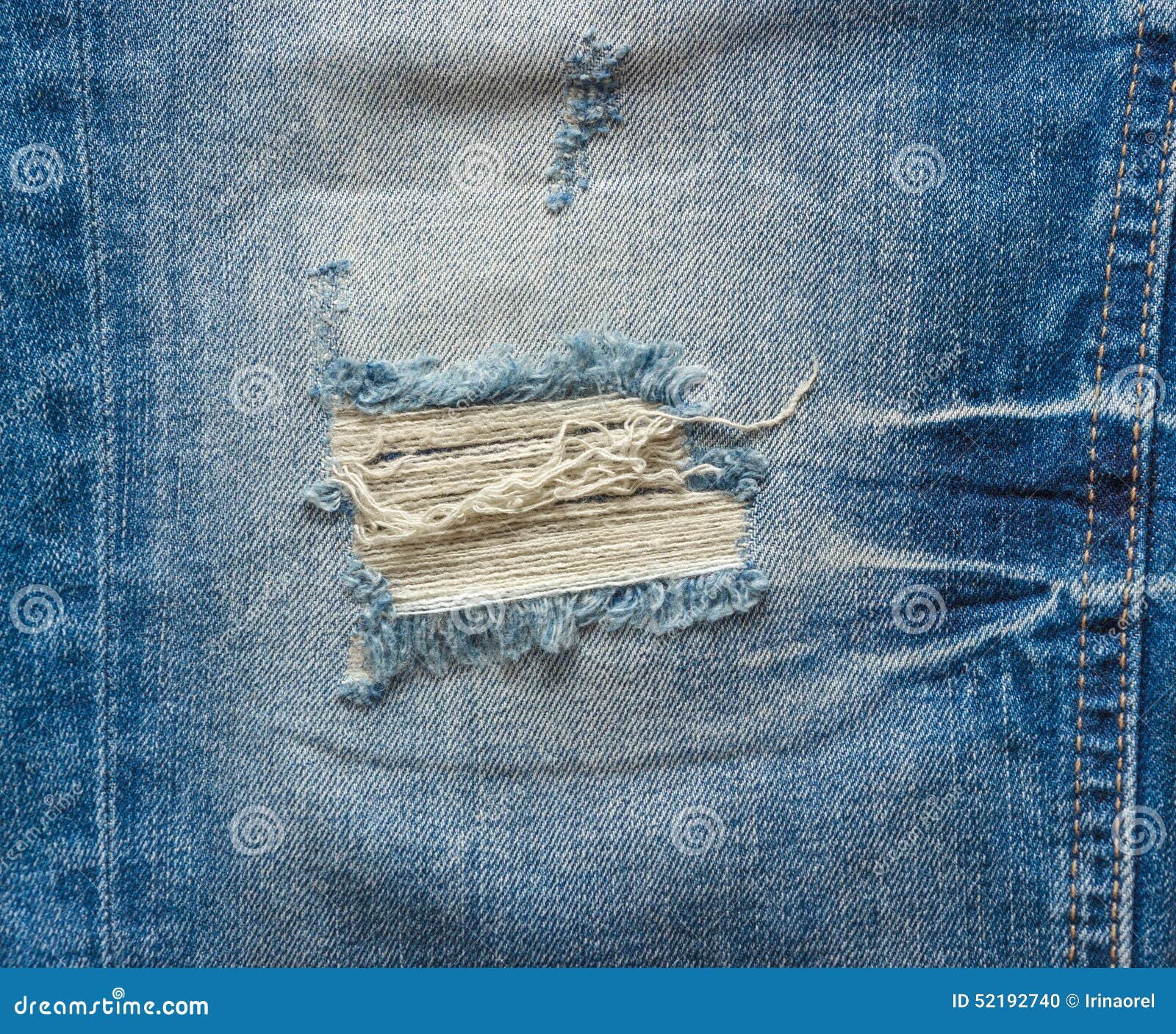 Faded ripped jeans stock photo. Image of edge, beauty - 52192740