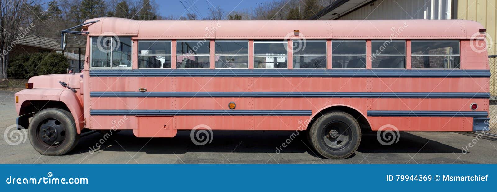 Faded School Bus stock image. Image of view, transport - 79944369