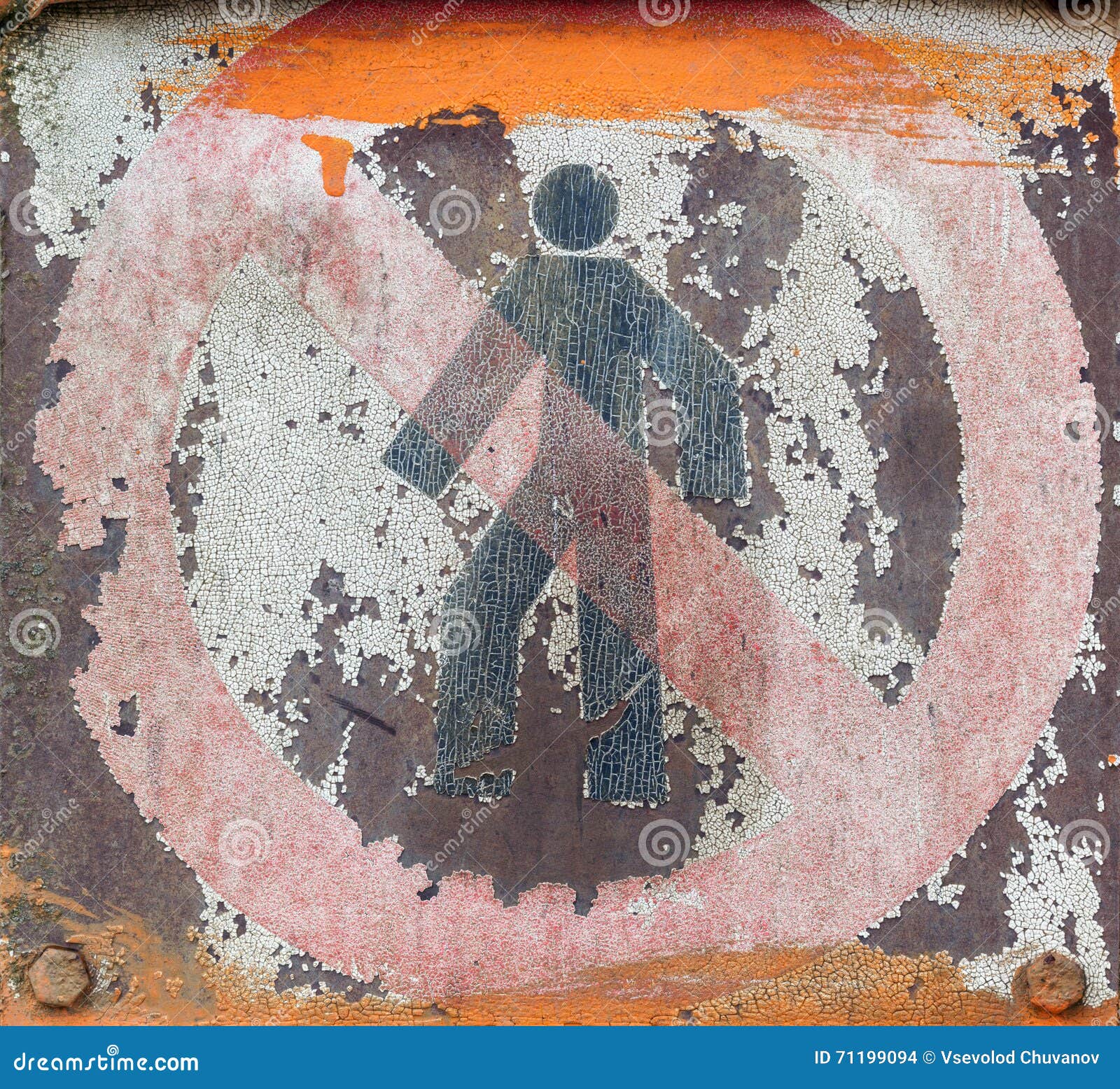 A Faded Danger, Confined Space Entry Permit Required Warning Sign On ...