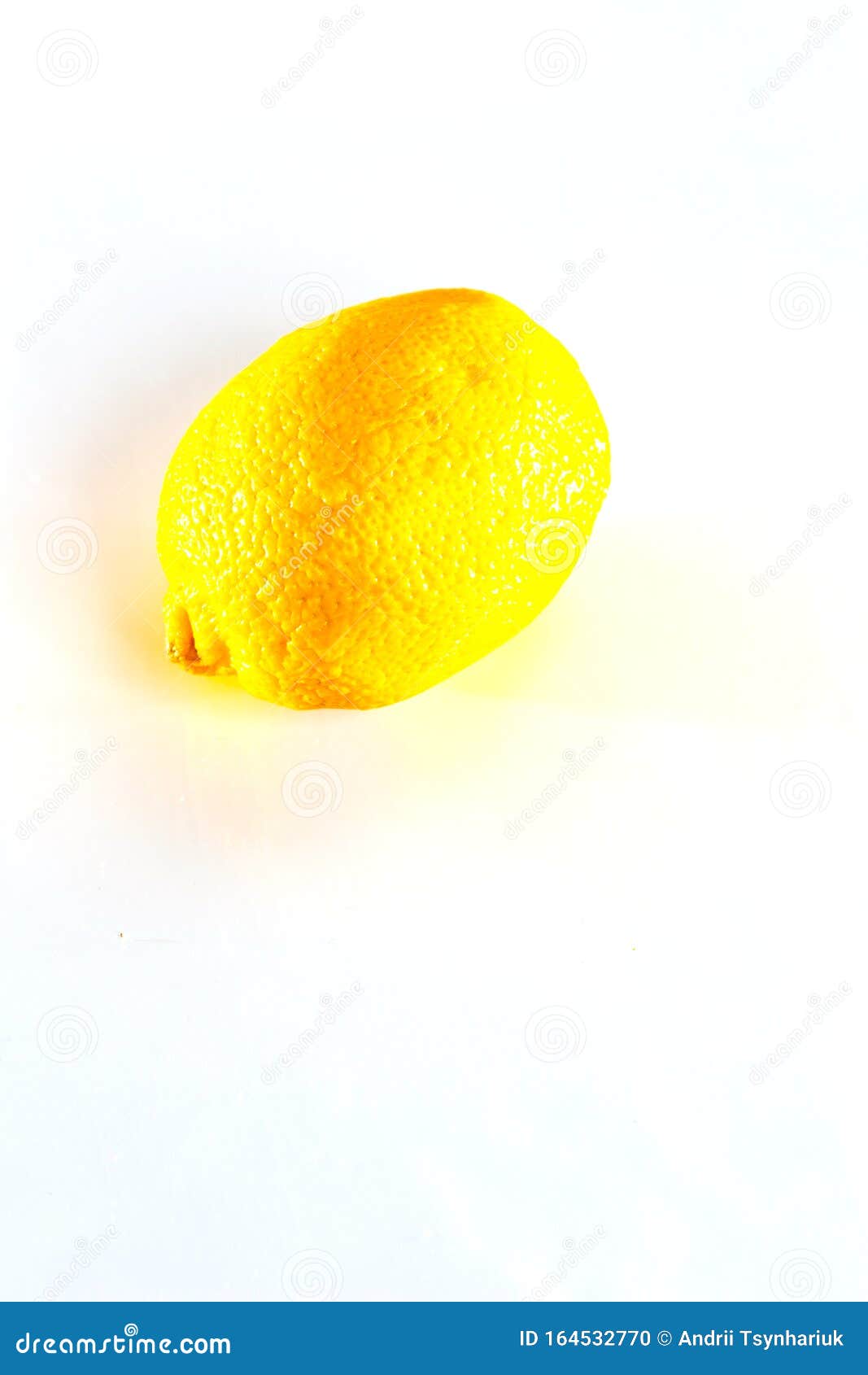 Faded Stale Lemon on a White Background Close Up Stock Photo - Image of ...